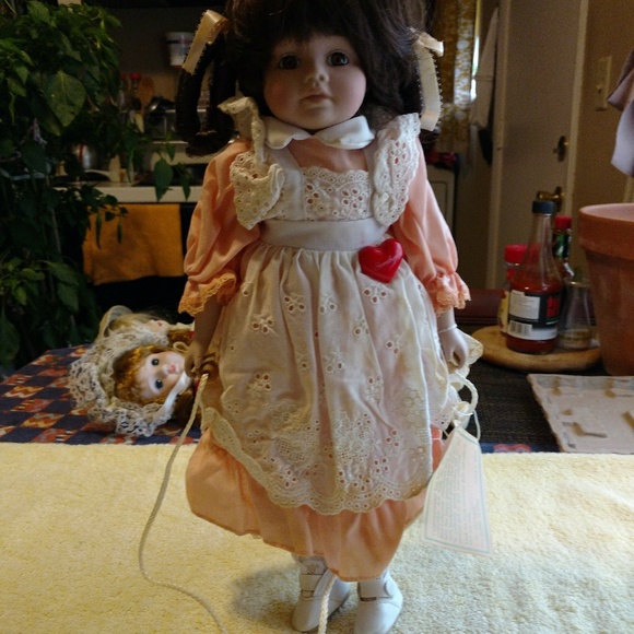 Other | Vintage 16 In Porcelain Sweetheart Doll | Poshmark